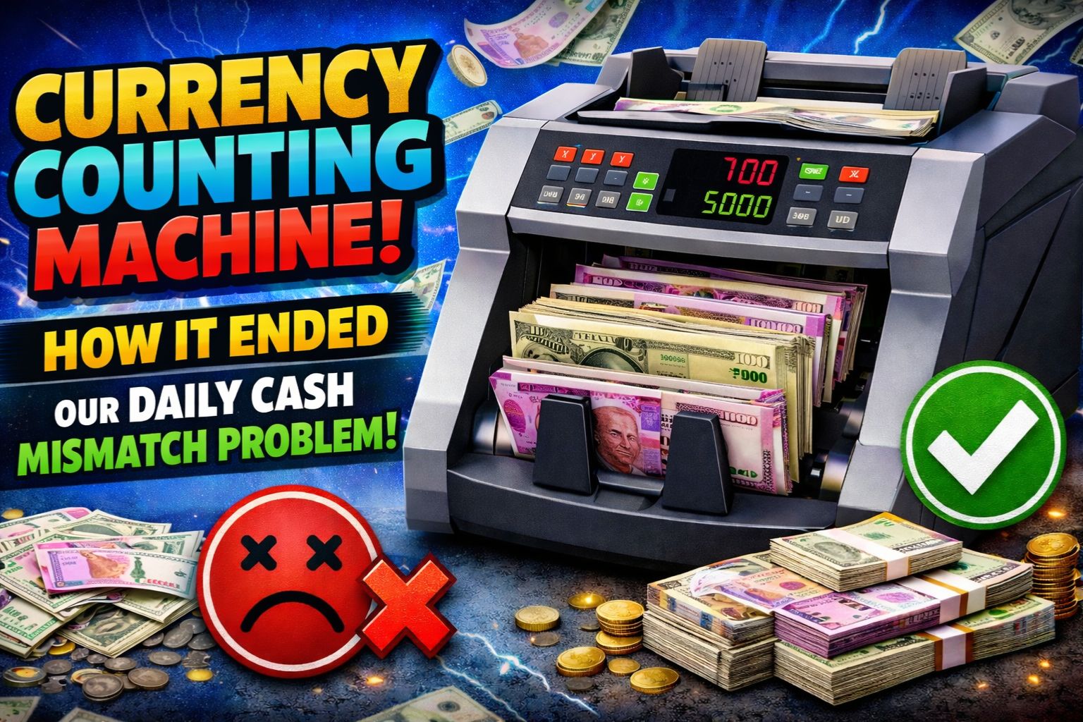 Currency Counting Machine: Fast & Accurate Cash